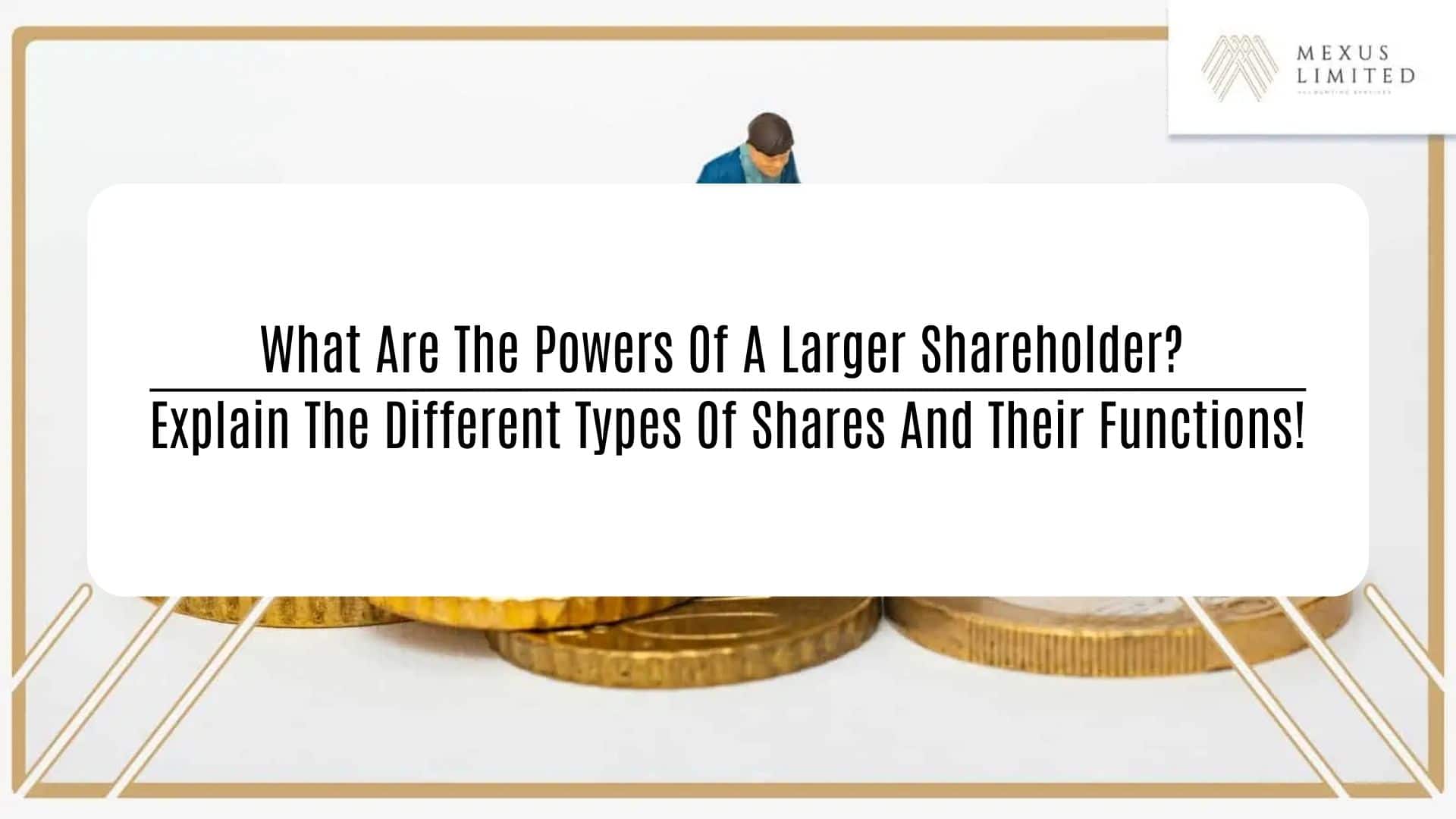 What are the powers of a larger shareholder? Explain the different ...