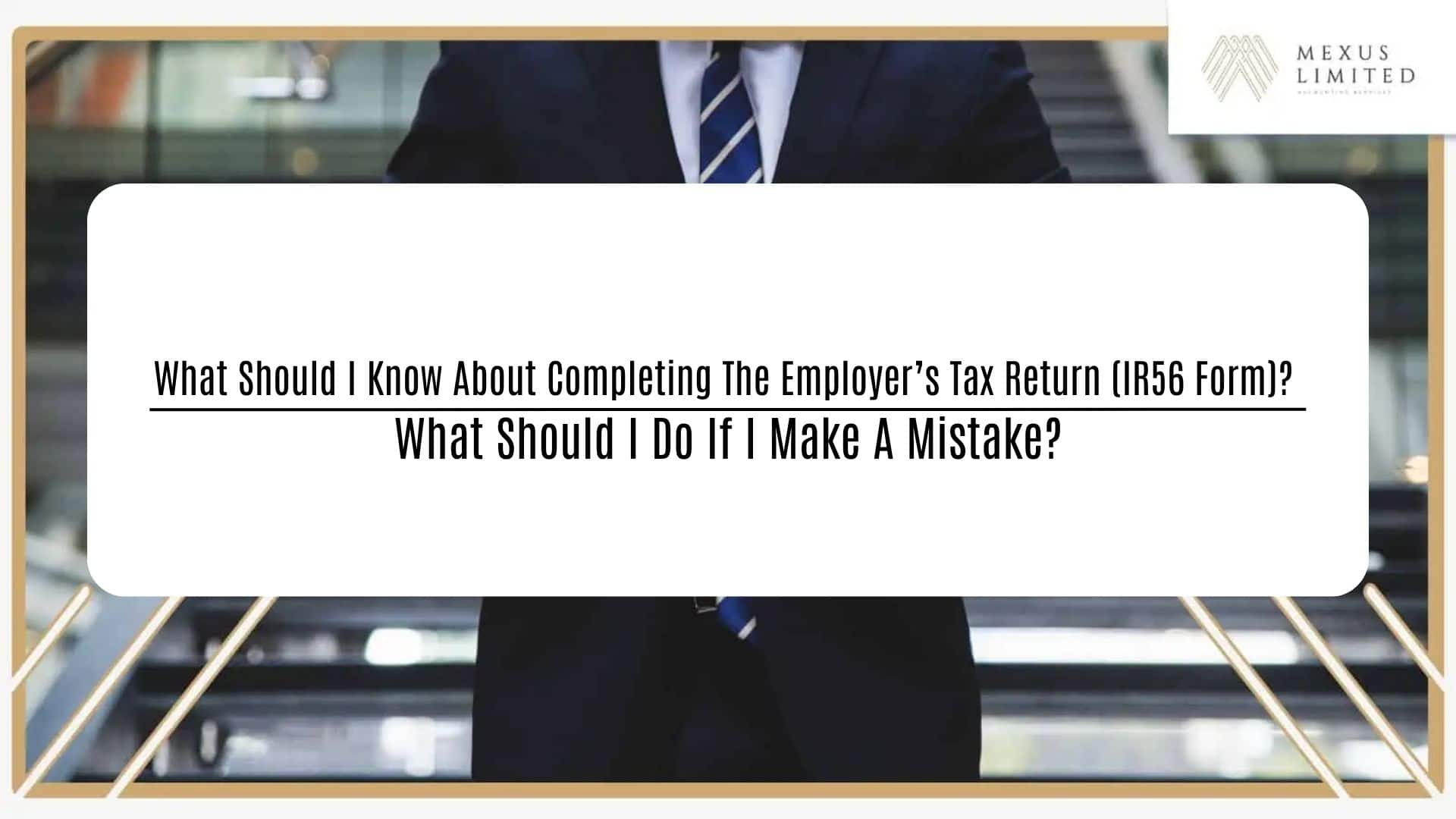 What should I know about completing the Employer's Tax Return (IR56 ...