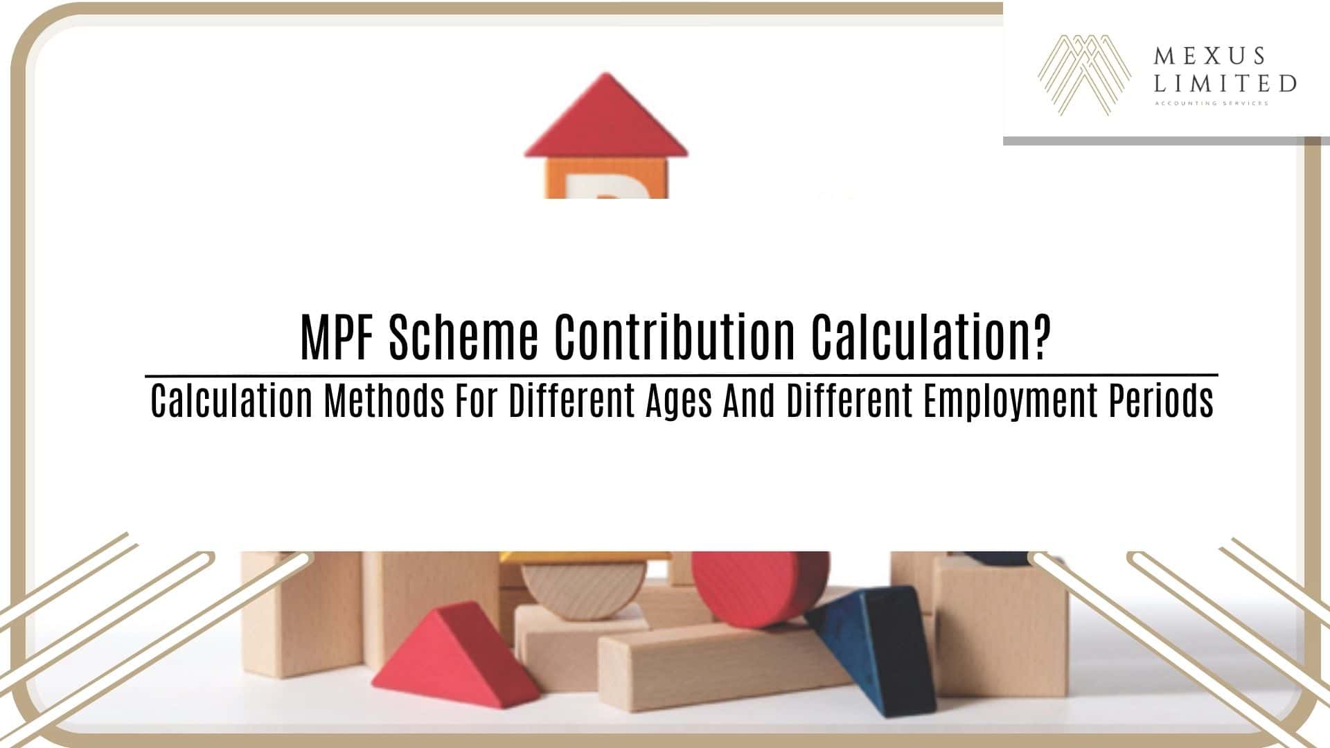 MPF Scheme Contribution Calculation? Calculation methods for different ages and different ...