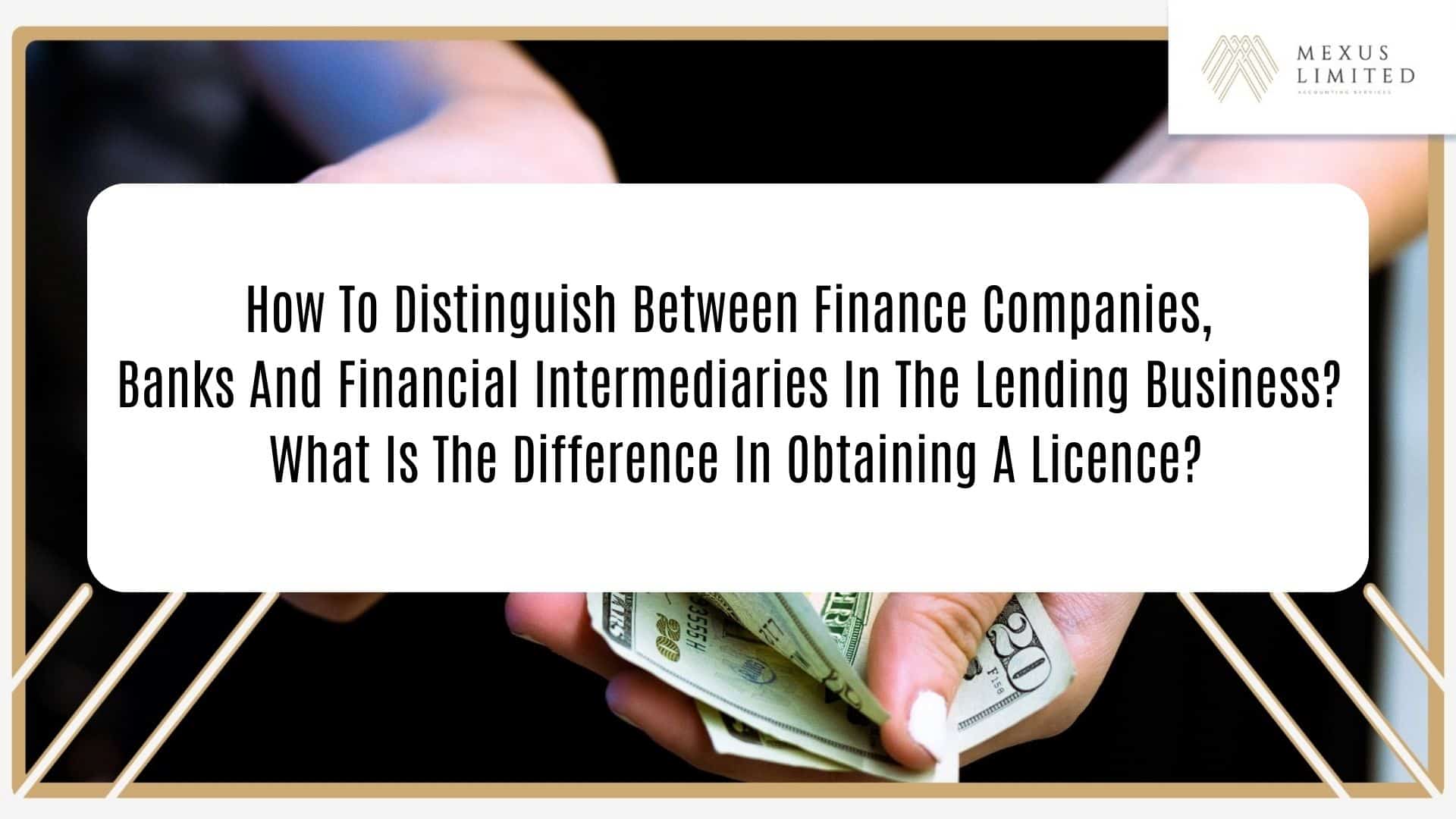 How to distinguish between finance companies, banks and financial ...