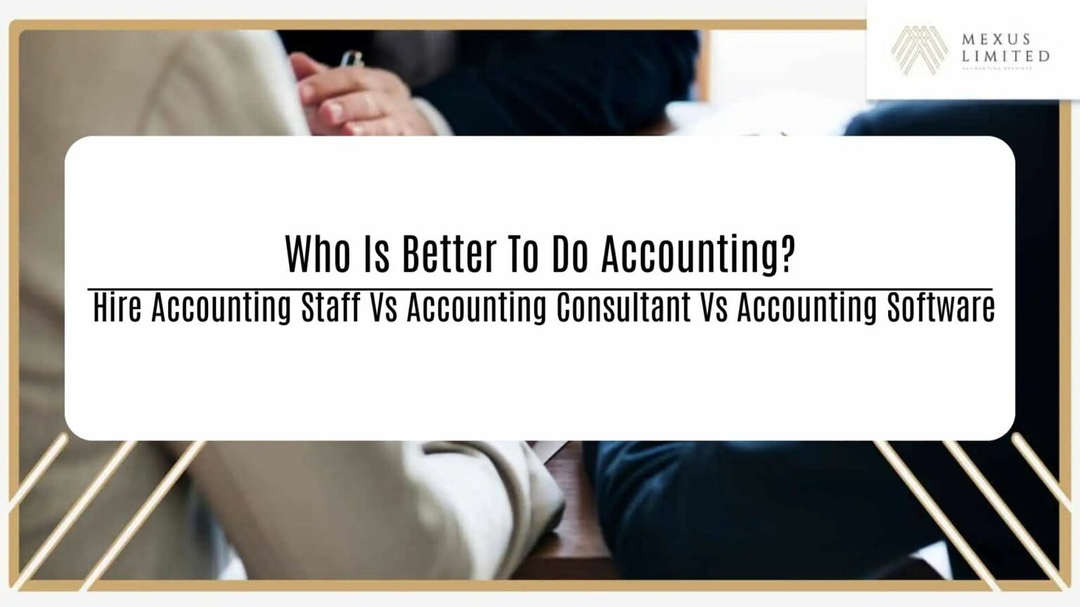 Who is better to do accounting? Hire Accounting Staff vs Accounting ...